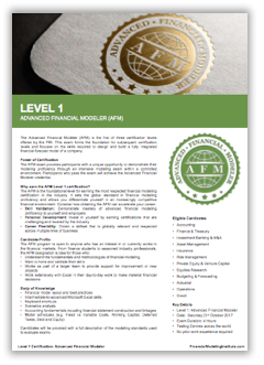 AFM - Financial Modeling Institute