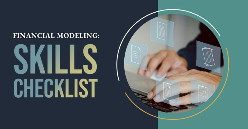Skills Checklist - Financial Modeling Institute