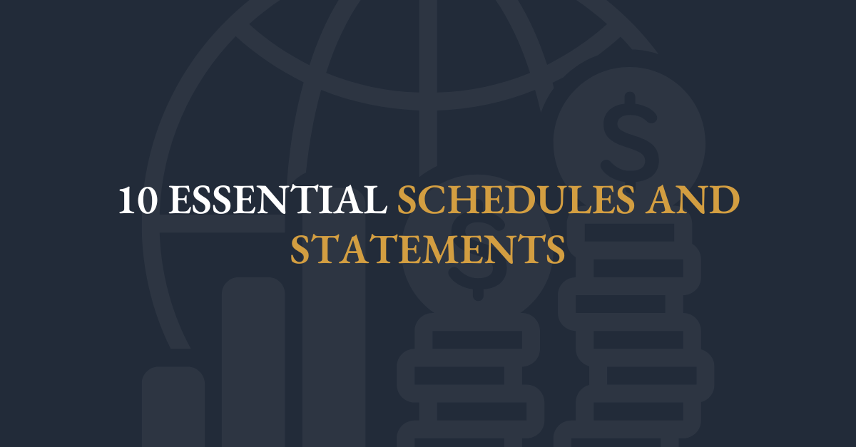 Debt and Interest Schedule - FMI