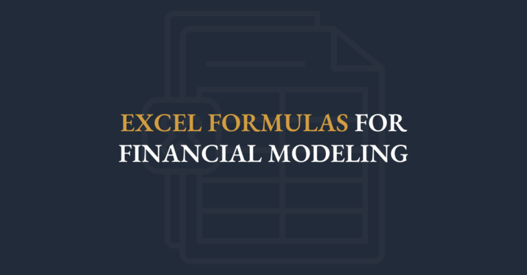 Excel Formulas for Financial Modeling - FMI