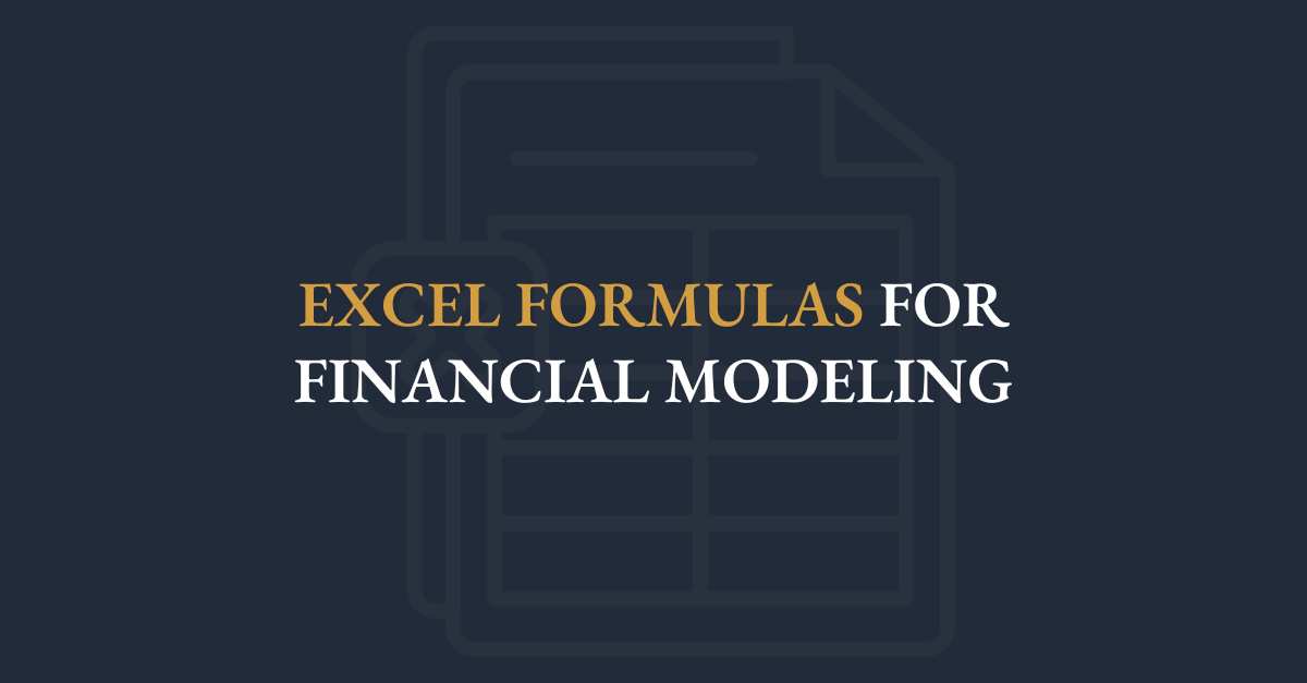 Excel for Financial Modeling - FMI