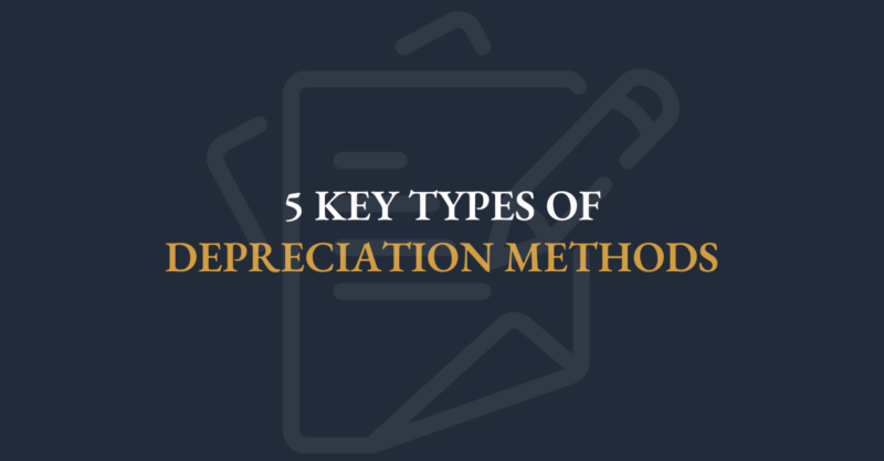 Depreciation Methods Fmi