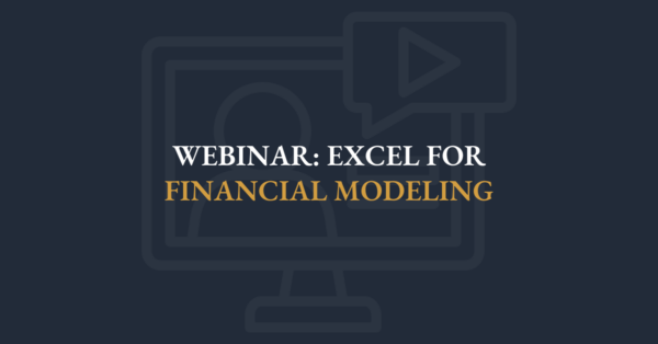 Financial Modeling in Excel - FMI
