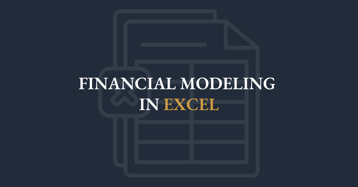 Financial Model Formatting - FMI