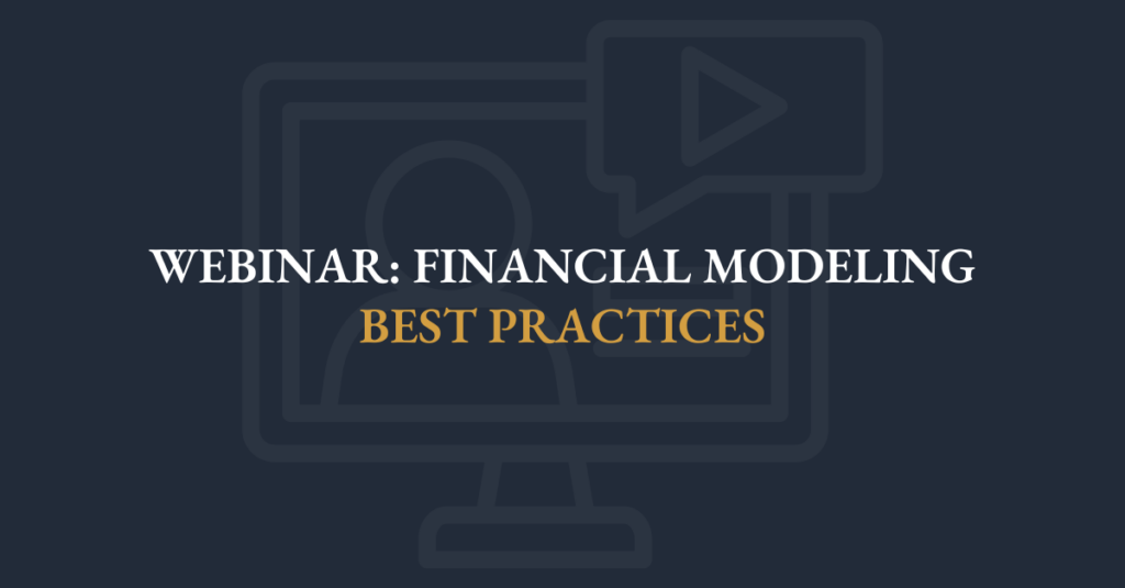 Financial Model Formatting - FMI