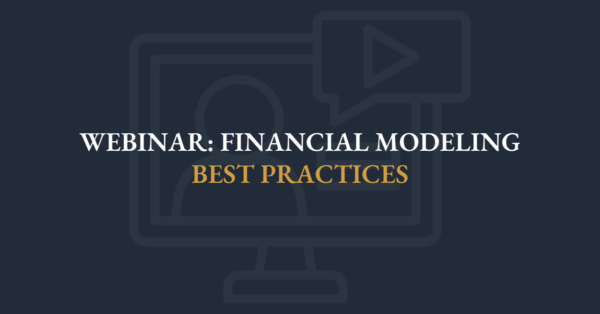 Financial Model Formatting - FMI