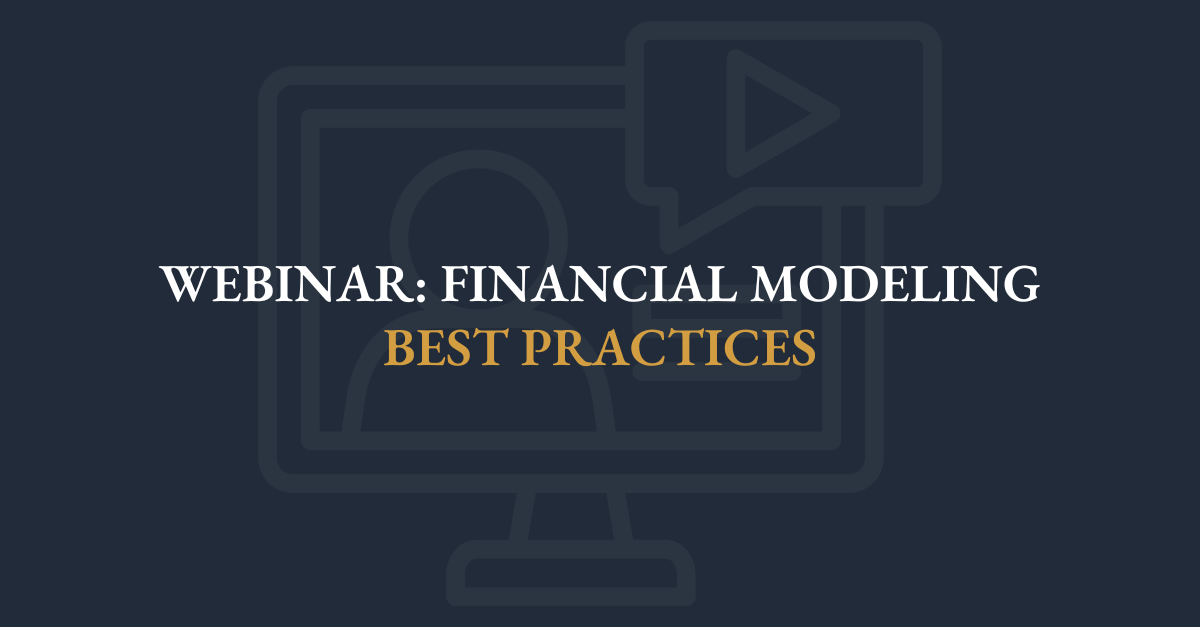 Financial Modeling in Excel - FMI